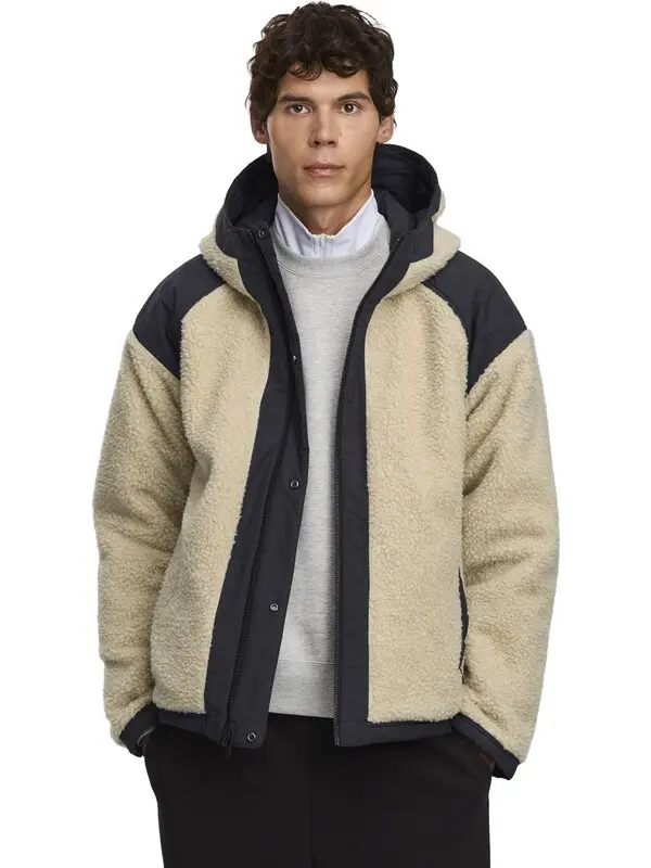 Canada Goose Alberni Reversible Fleece Bomber - Light Tan/nocturne