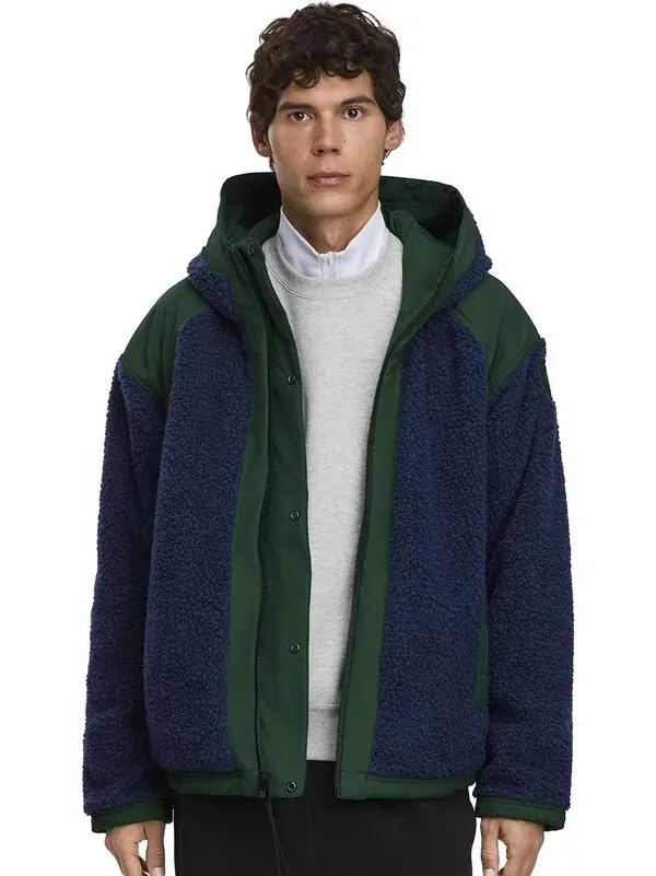 Canada Goose Alberni Reversible Fleece Bomber - Oxford Navy/ Glade Green