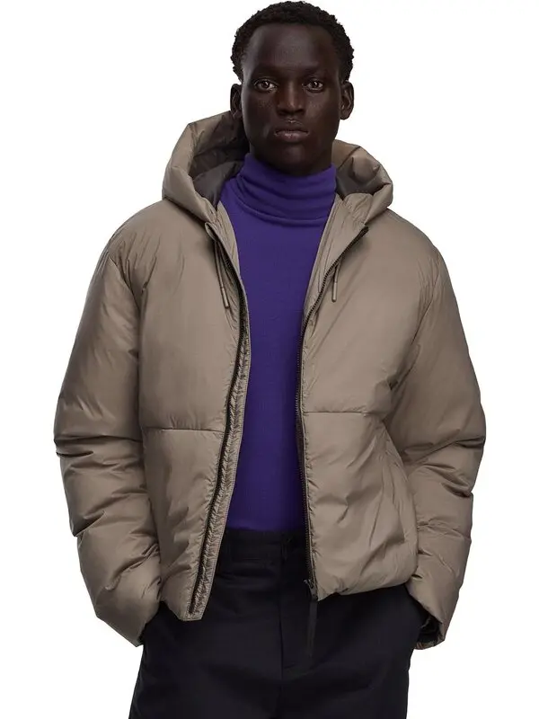 Canada Goose Lodge Hooded Jacket - Taupe Grey