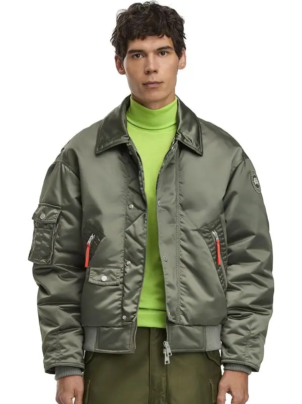 Canada Goose Seguin Aviator Bomber - Sagebrush/sgnl Orng