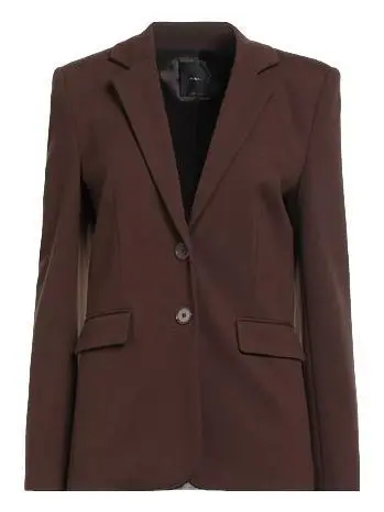 Pinko Single-breasted Blazer - Brown