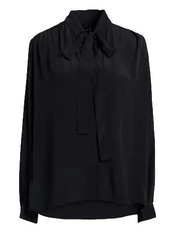 Pinko Shirt In Acetate And Silk - Black