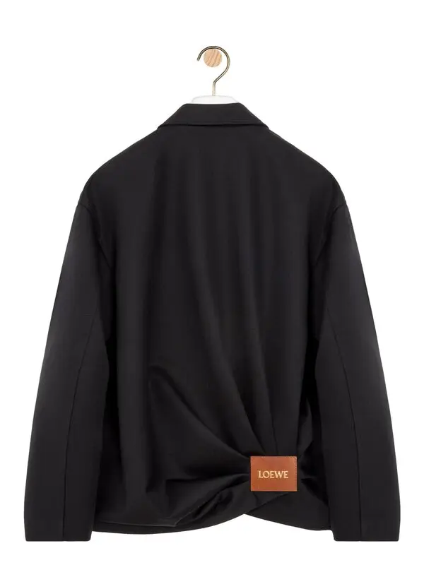 Loewe Draped Jacket - Black
