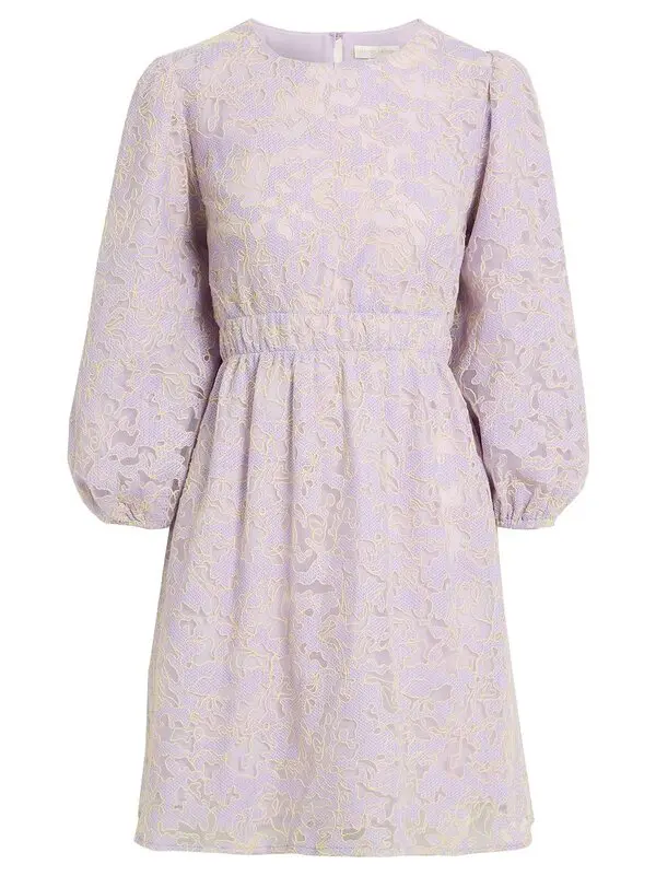 Stine Goya Nadia Embroidered Tulle Mini Dress - Lilac