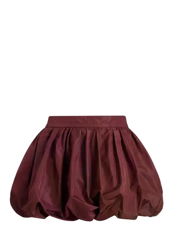 Patou Bubble Mini Skirt - Brown