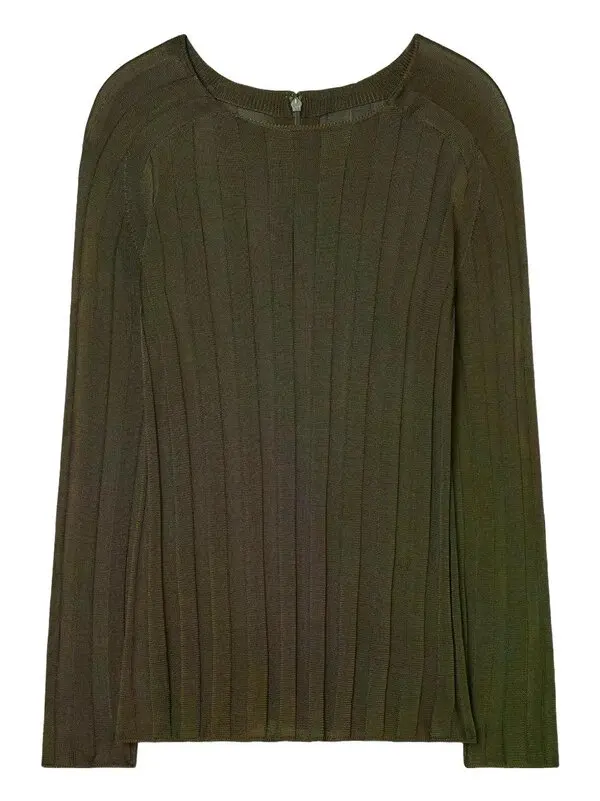 Tory Burch Ribbed Sweater - Green