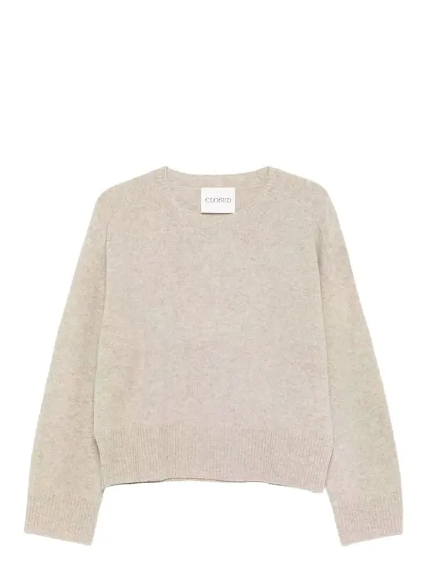 Closed Crew-neck Wool Sweater - Neutrals