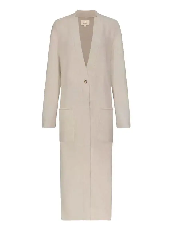 Loulou De Saison Buttoned Patch-pocket Coat - Neutrals