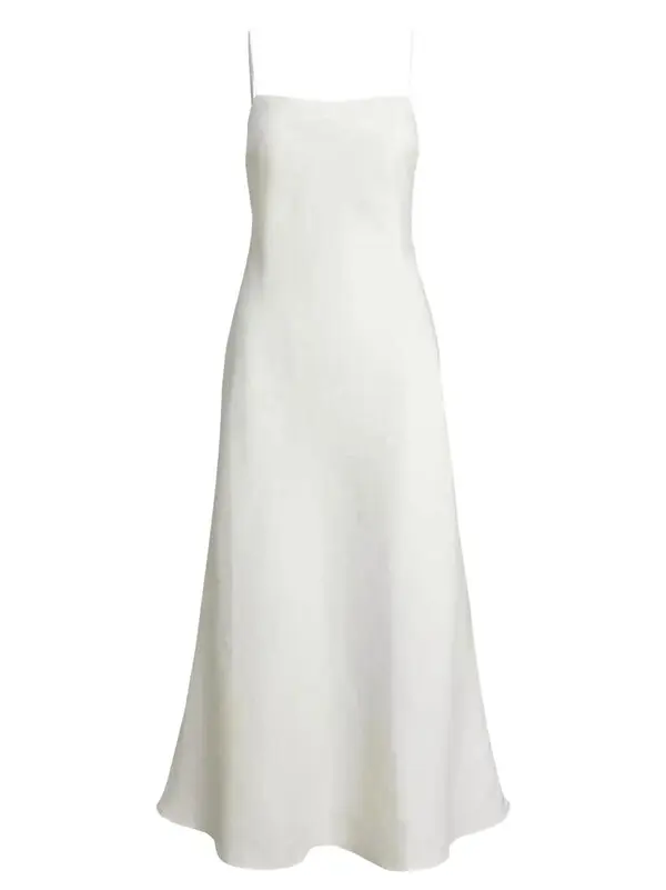 Polo Ralph Lauren Sleeveless Linen Midi Dress - White