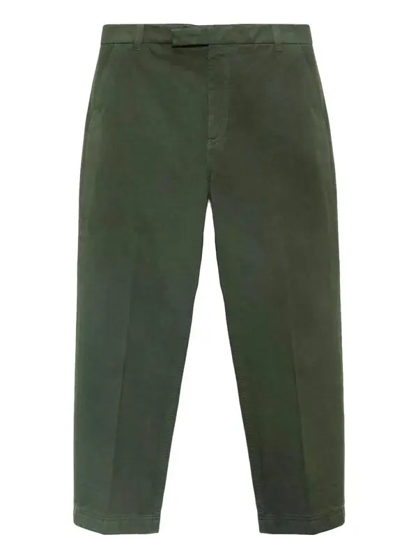 Thom Browne Cotton Twill Chinos - Green