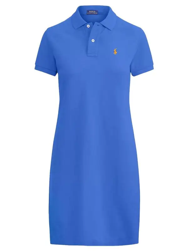 Polo Ralph Lauren Polo Short-sleeve A-line Dress - Blue