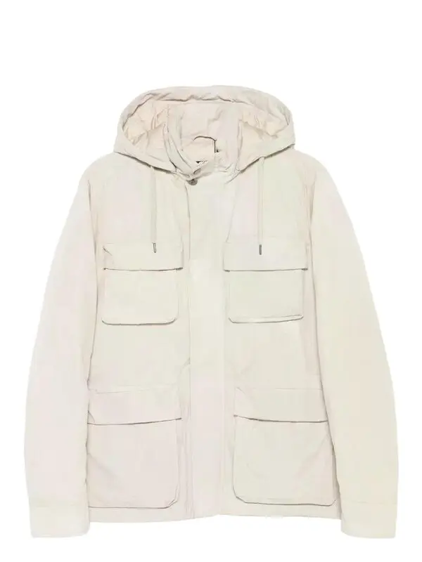 Herno Hooded Pocket Jacket - Neutrals