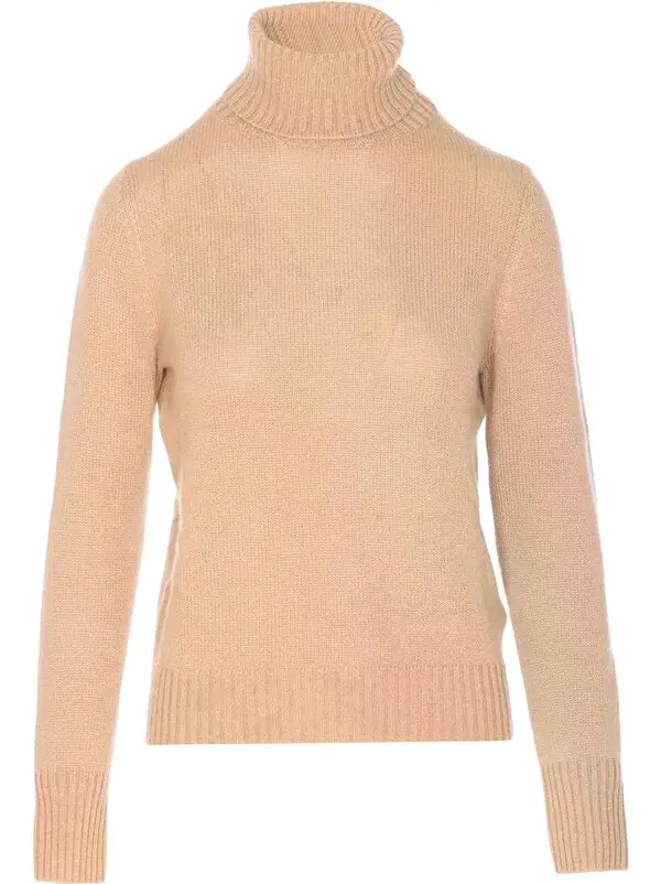 ALLUDE High-neck Cashmere Sweater - Neutrals