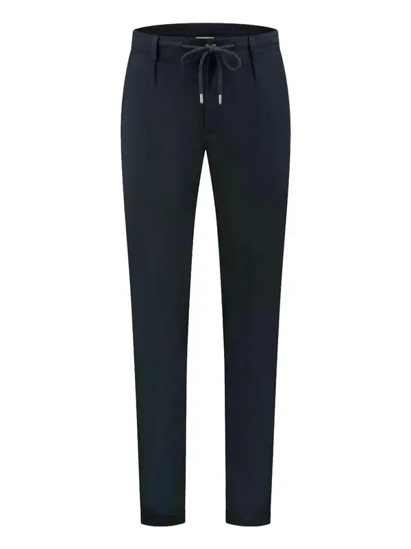 AURELIEN Urban Drawstring Trousers - Blue
