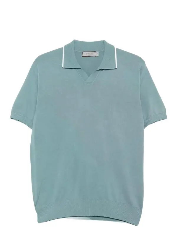 Canali Cotton T-shirt - Blue