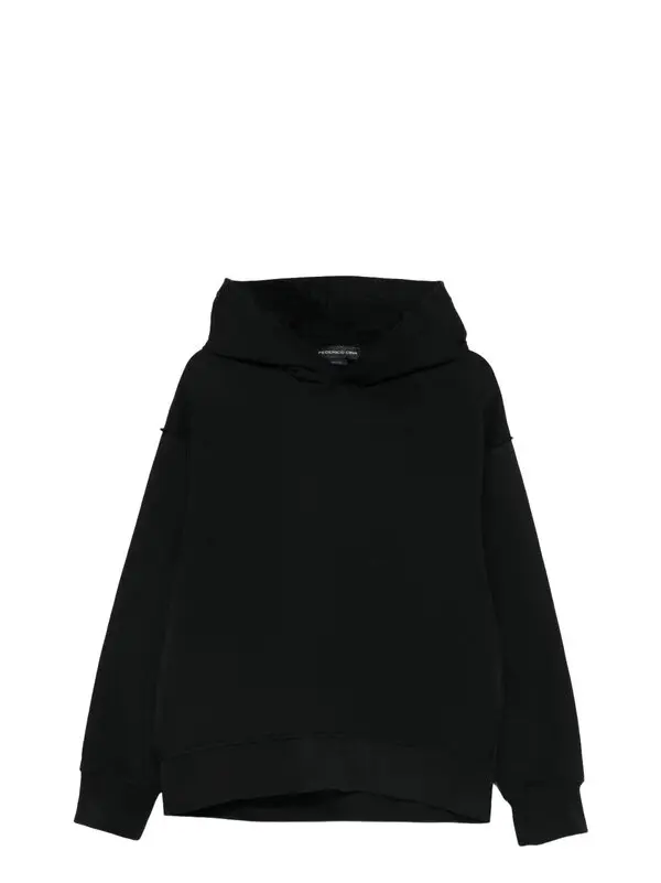 FEDERICO CINA Cotton Hoodie - Black
