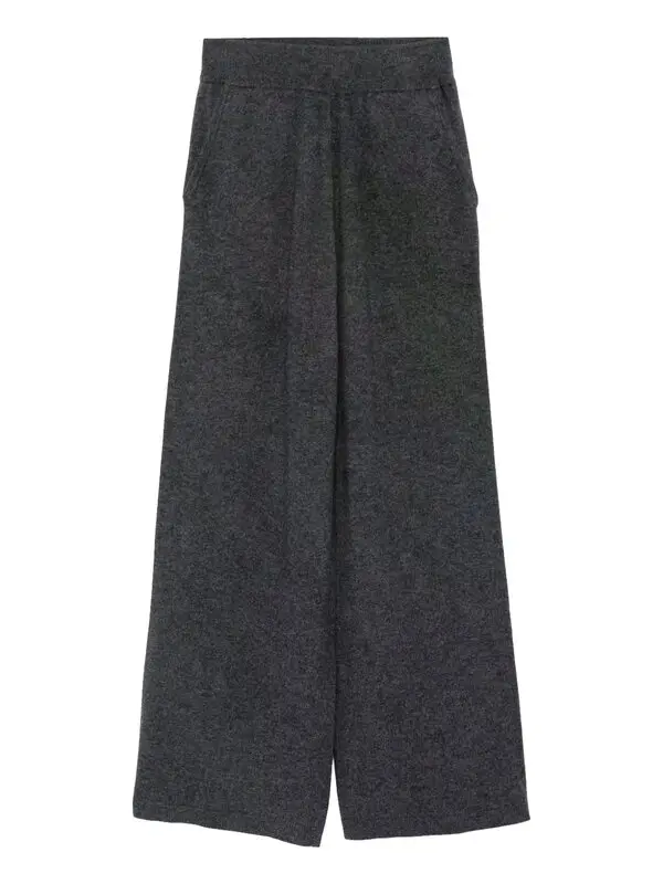 PHILO-SOFIE Knitted Wide Leg Trousers - Grey