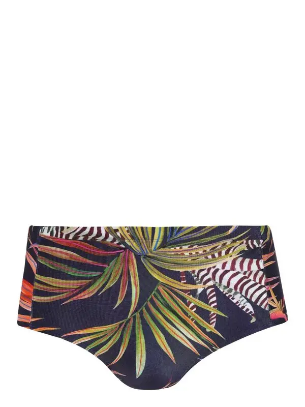 LYGIA & NANNY Parati Tropical-print Swim Shorts - Blue