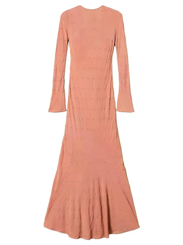 TWINSET Crystal-embellished Maxi Dress - Pink