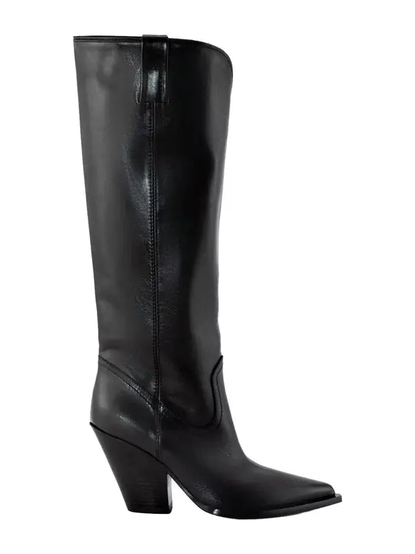Elena Iachi 90mm Pointed-toe Knee-high Boots - Black