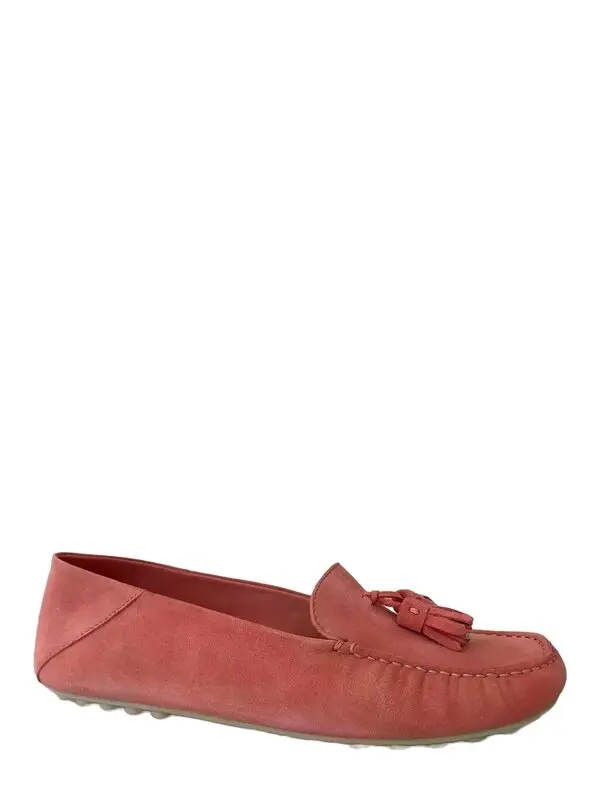 Loro Piana Tassel Suede Loafers - Pink
