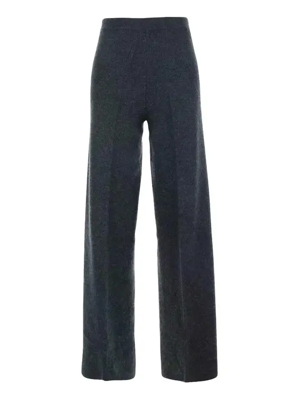 SEMICOUTURE Wool High-waisted Trousers - Black