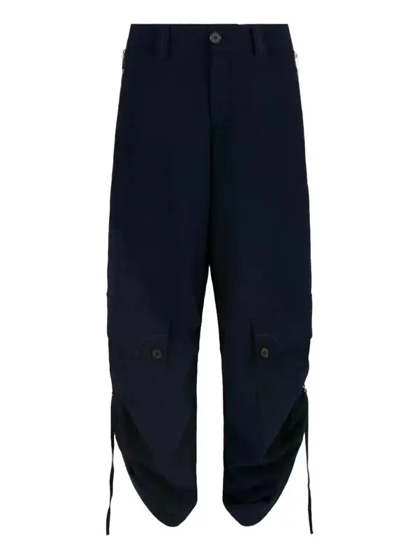 High Cargo Trousers - Blue
