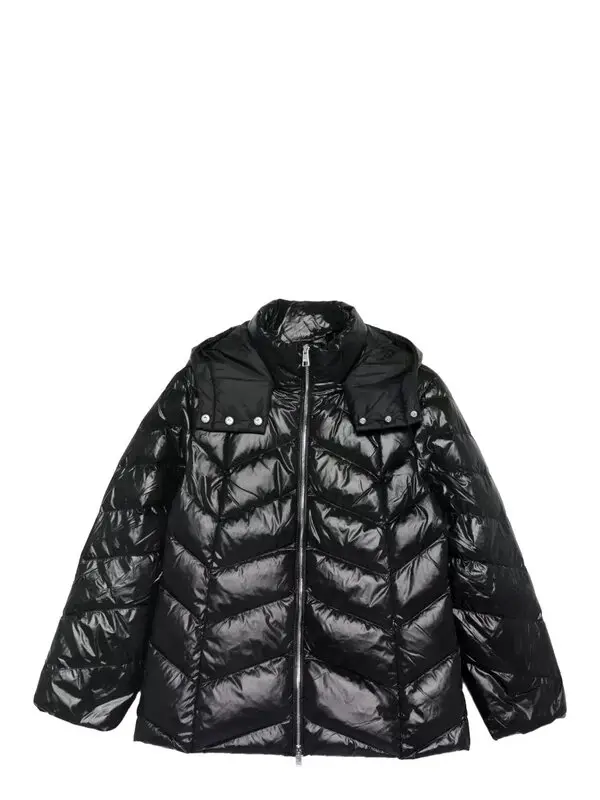 Liu Jo Quilted Hooded Jacket - Black