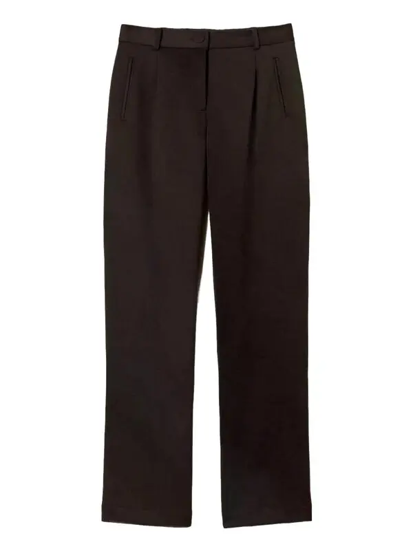 TWINSET Pleat-detail Trousers - Brown