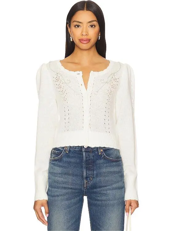 For Love & Lemons London Cardigan - Cream