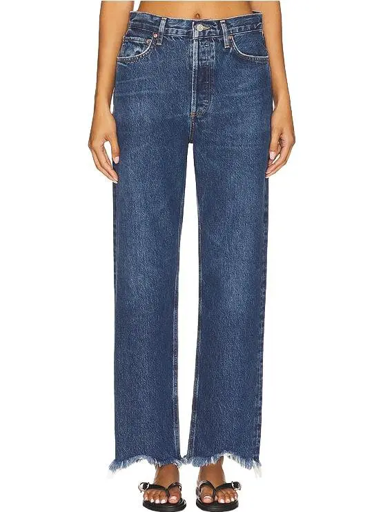 AGOLDE 90s Mid Rise Loose Fit Jeans - Fountain