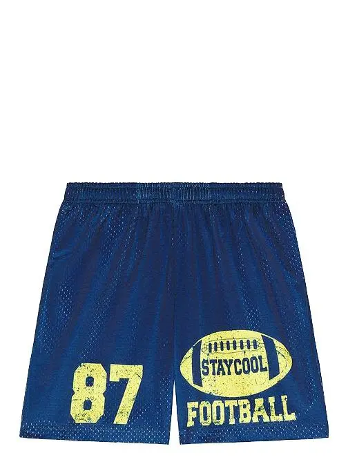 STAY COOL Football Short - Blue