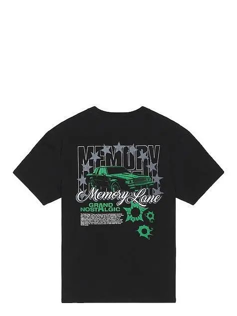 MEMORY LANE Grand Nostalgic Tee - Black