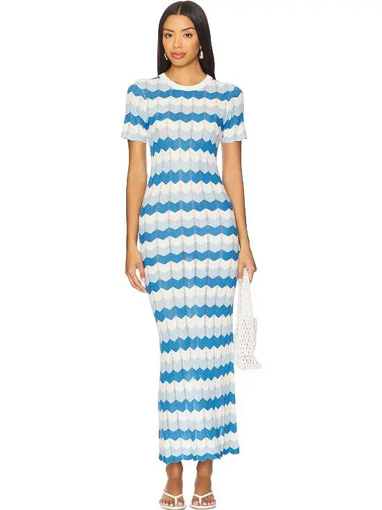 Beach Riot Emory Knit Maxi Dress - Coastal