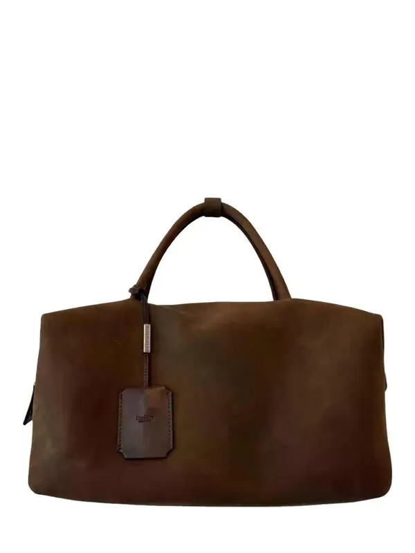 Max Mara Small Suede Top-handle Tote Bag - Brown