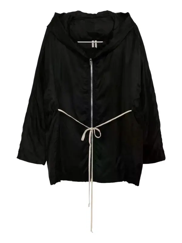 Rick Owens Drawstring Hem Jacket - Black