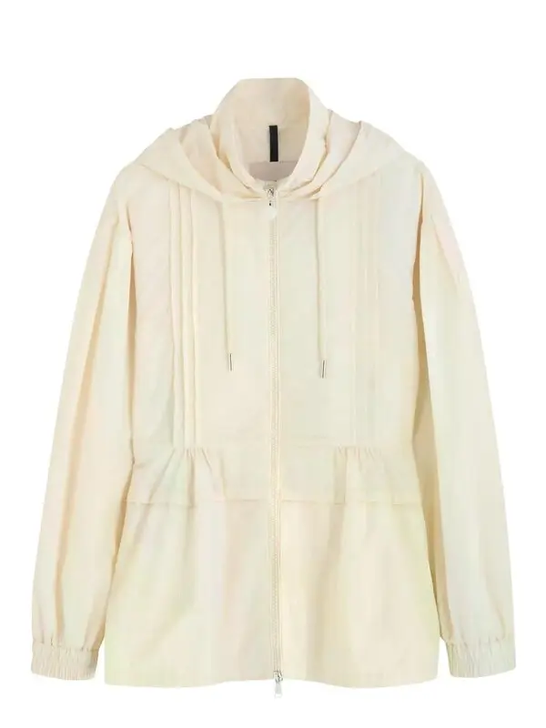 Moncler Pleated Hooded Jacket - Neutrals