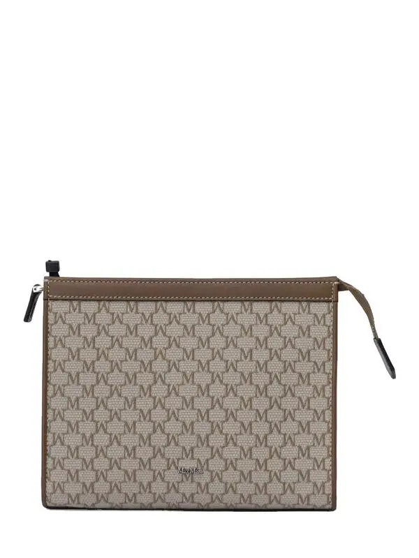 Max Mara Pouch With Chain Strap - Brown