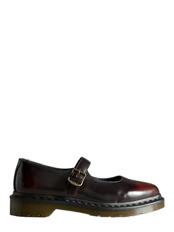 Dr. Martens Elphie Mary Jane Flats - Cherry Red Arcadia