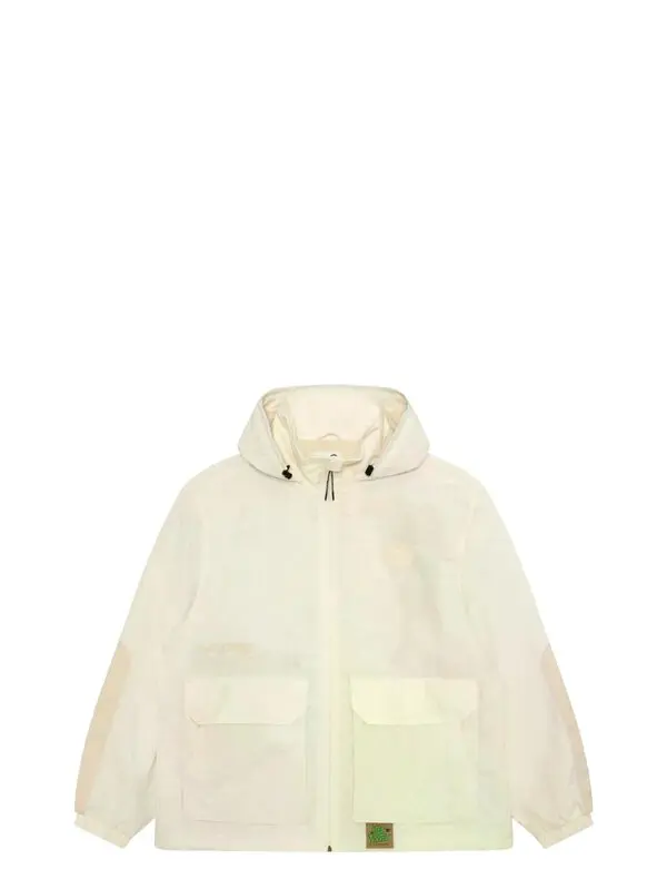AAPE BY *A BATHING APE Hooded Logo-patch Jacket - Neutrals
