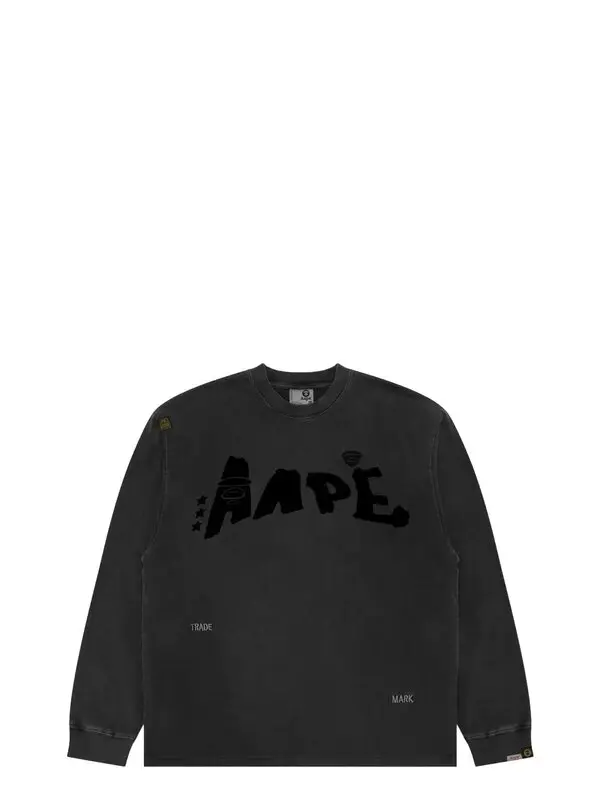 AAPE BY *A BATHING APE® Logo-print Sweatshirt - Black