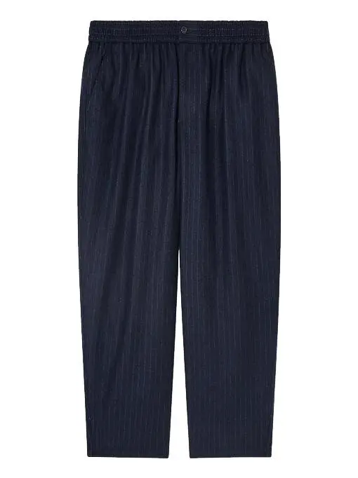 Giorgio Armani Wool And Cashmere Trousers - Blue