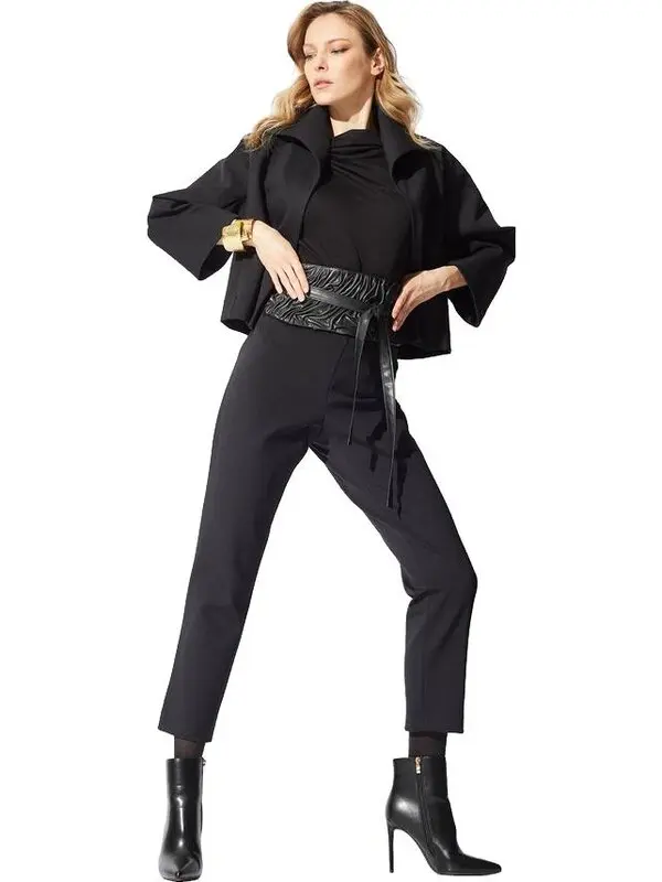 Natori Techno Crepe Ankle Pants - Black