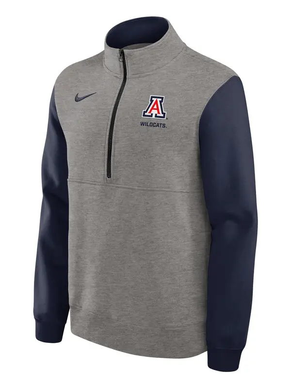 Nike Arizona Club College 1/2-zip Crew - Grey