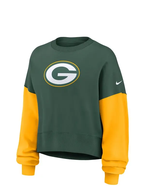 Nike Nfl Bay Packers Pullover Crew - Green