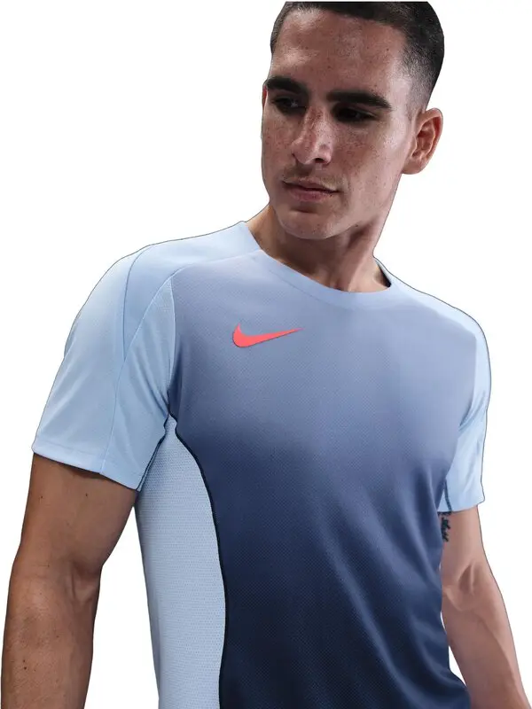 Nike Dri-fit Short-sleeve Soccer Top - Blue