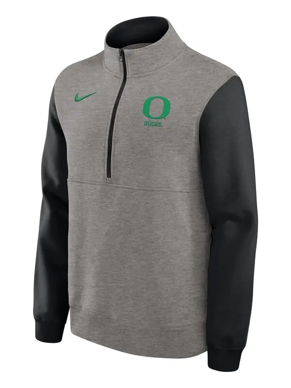 Nike Oregon Club College 1/2-zip Crew - Grey