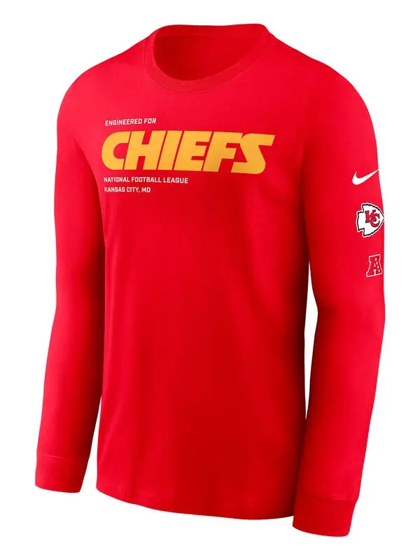 Nike Kansas City Chiefs Play To Win Essential Nfl Long-sleeve T-shirt - Red
