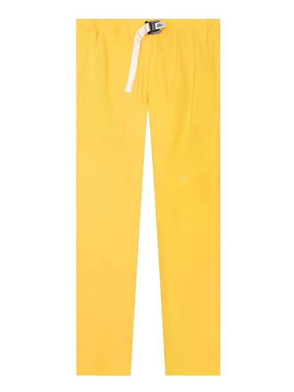 ADVISORY BOARD CRYSTALS Logo Patch Trousers - Yellow