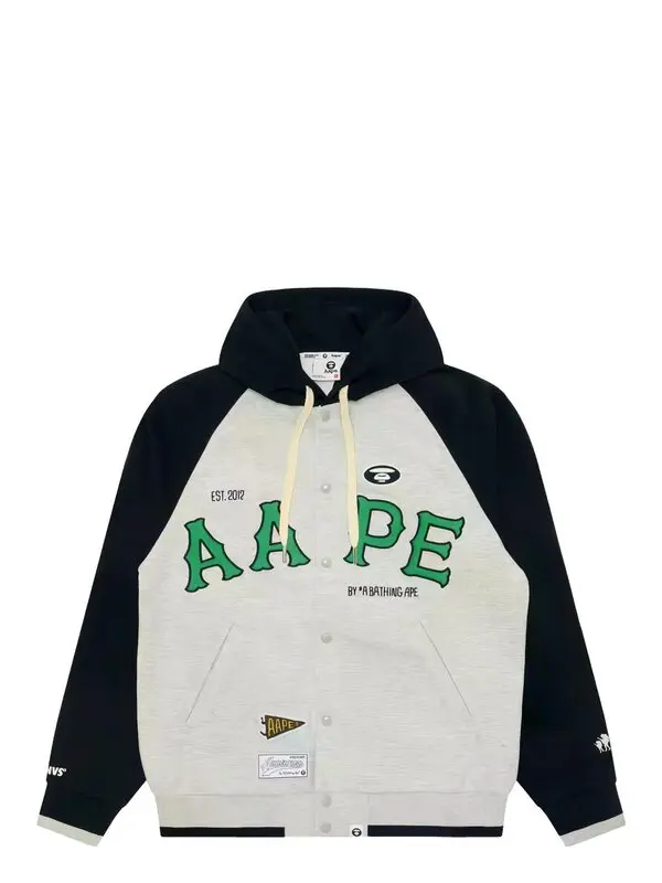 AAPE BY *A BATHING APE® Moonface Raglan Hooded Jacket - Blue